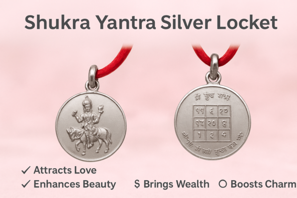 Shukra Yantra Silver Locket: Top 10 Benefits & Abhishek Process for ...